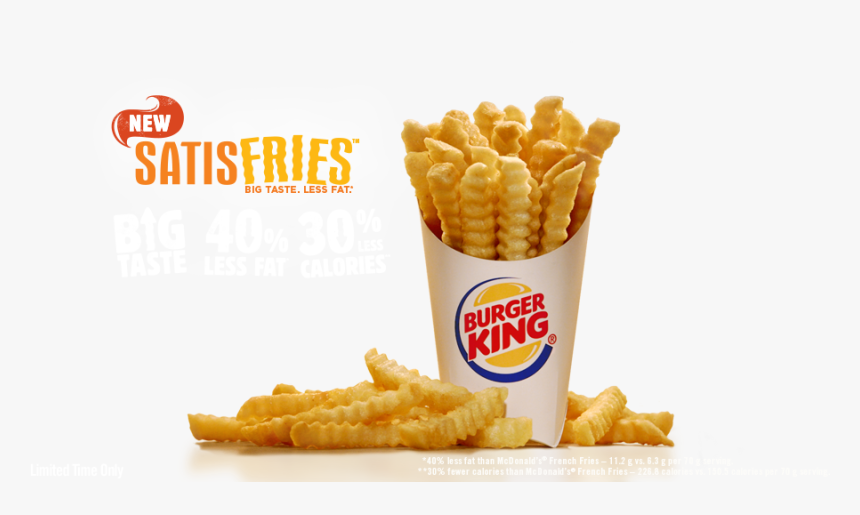 Satisfries - Satisfries Burger King, HD Png Download , Transparent Png ...