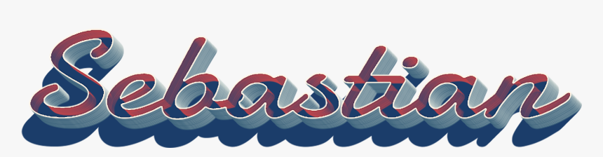 Sebastian 3d Letter Png Name - Graphic Design, Transparent Png ...