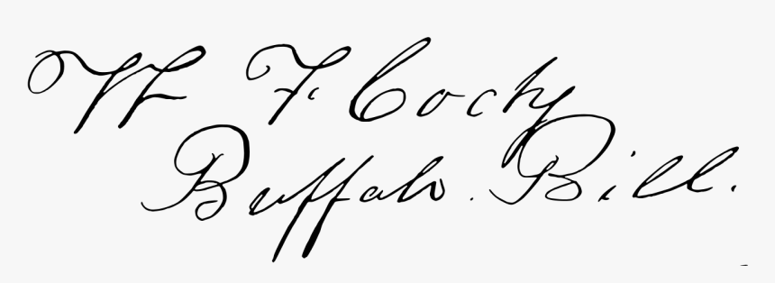 Buffalo Bill Signature, HD Png Download , Transparent Png Image - PNGitem