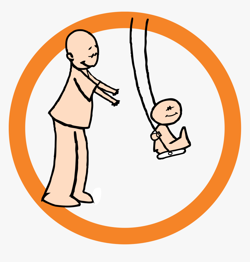 Swing - Clipart - Push Swing Clipart, HD Png Download , Transparent Png Image - PNGitem