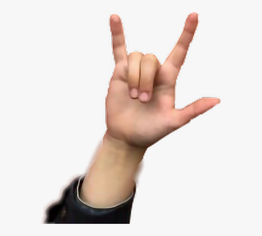 #yeah #notgood #sorry #hand #editedbyme #freetoedit - Sign, HD Png ...