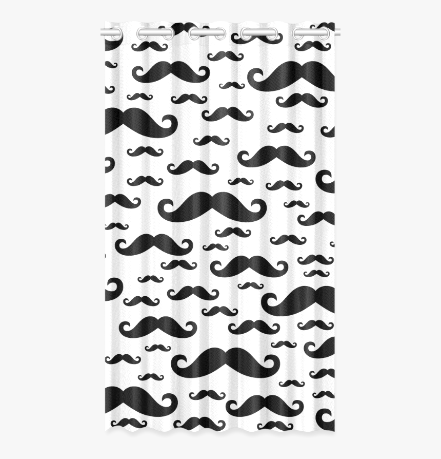 Black Handlebar Mustache / Moustache Pattern New Window - Moustache, HD ...