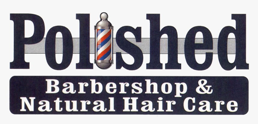 Polished Barber Shop - Signage, HD Png Download , Transparent Png Image ...
