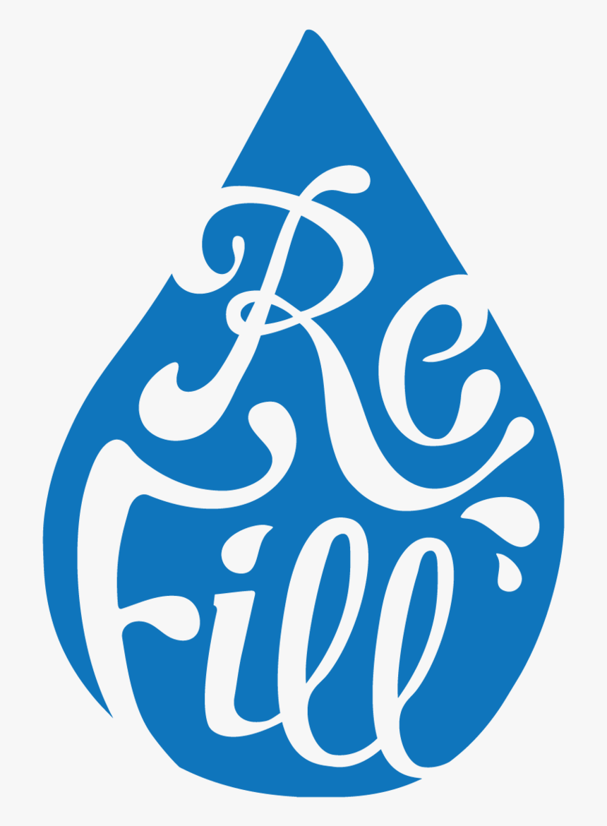 Refill Droplet Blue Trans - Refill Png, Transparent Png , Transparent ...
