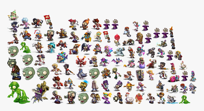 Plants vs zombies sprites
