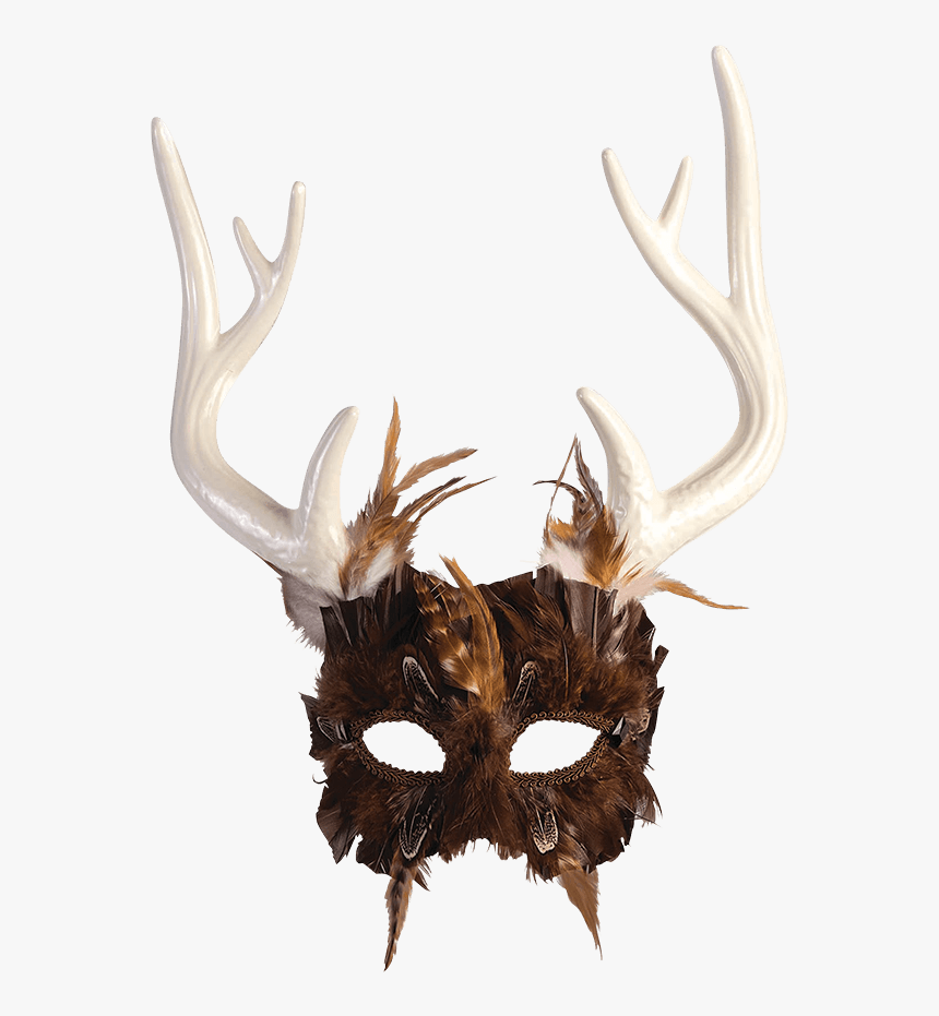 Horned Nature Spirit Mask - Nature Spirit Mask, HD Png Download ...