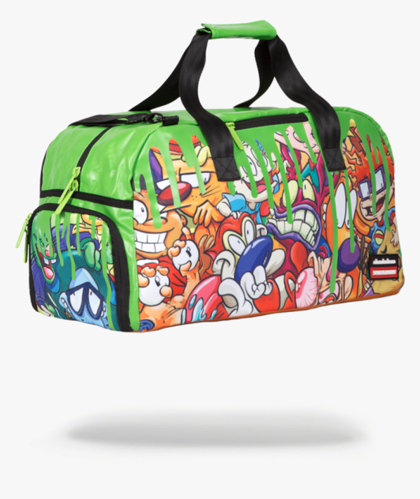Nickelodeon 90 S Slime Duffle - Duffel Bag, HD Png Download ...