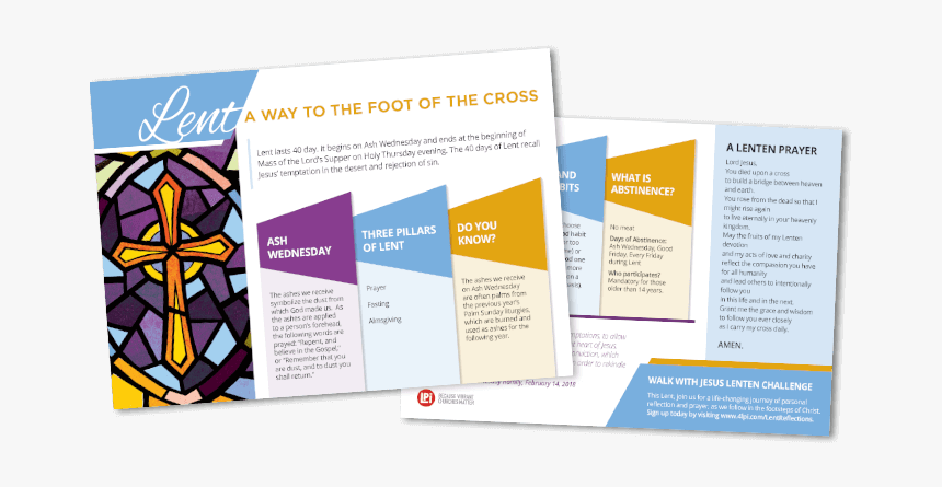 Lenten Pew Cards - Flyer, HD Png Download , Transparent Png Image - PNGitem