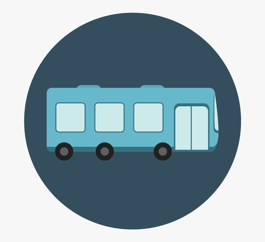 Circle Bus Icon Png, Transparent Png , Transparent Png Image - PNGitem