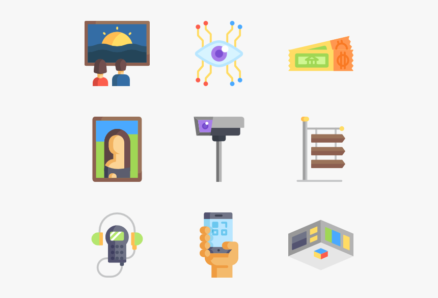 Museum Vector Art Gallery - Art Gallery Vector Png, Transparent Png ...