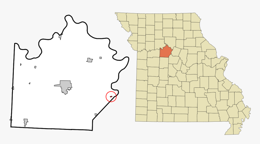 Clinton Missouri On Map, HD Png Download , Transparent Png Image - PNGitem