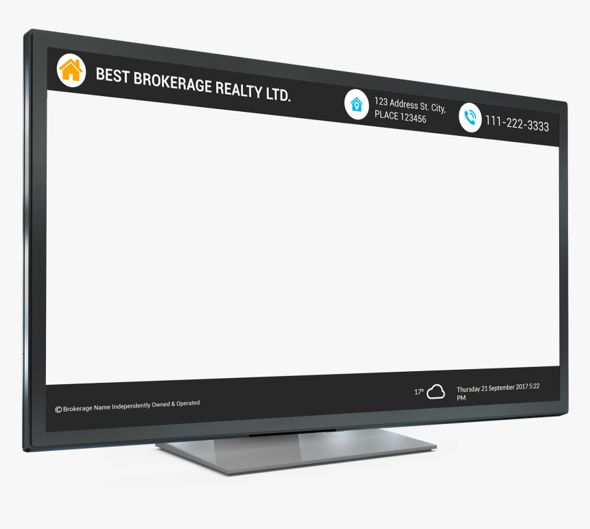 Tv Slider - Led-backlit Lcd Display, HD Png Download , Transparent Png ...