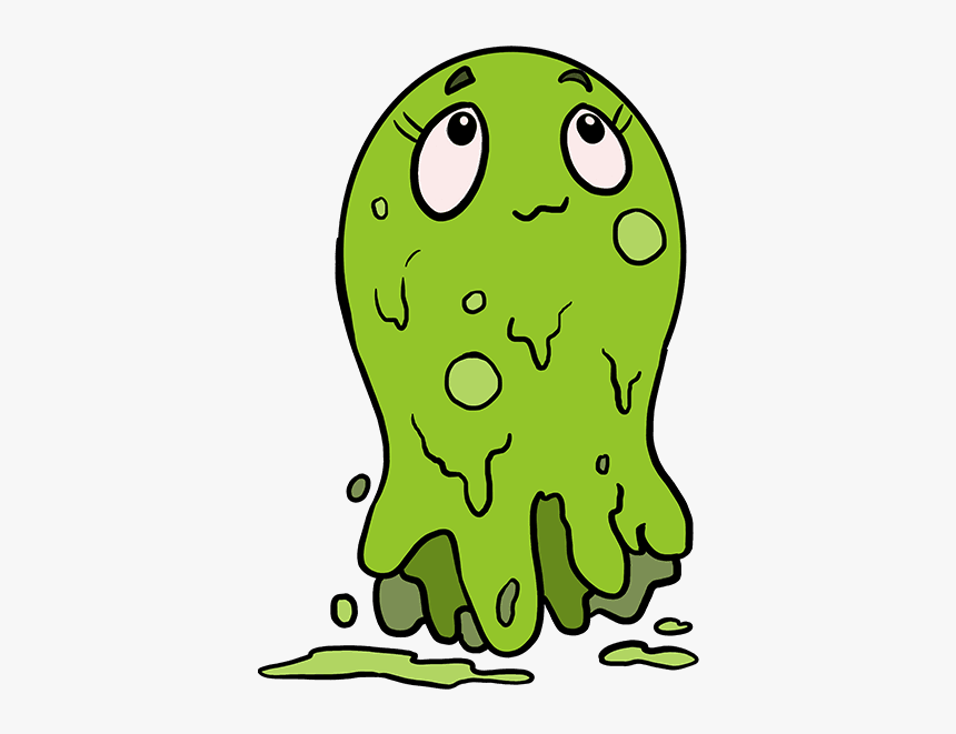 How To Draw Slime - Slime Drawing, HD Png Download , Transparent Png ...