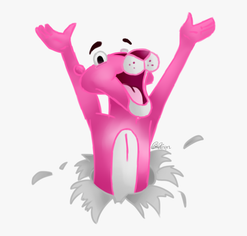 Pink Panther Happy, HD Png Download , Transparent Png Image - PNGitem