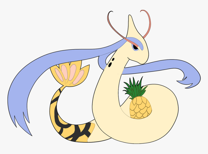 Milotic Pineapple - Cartoon, HD Png Download , Transparent Png Image ...