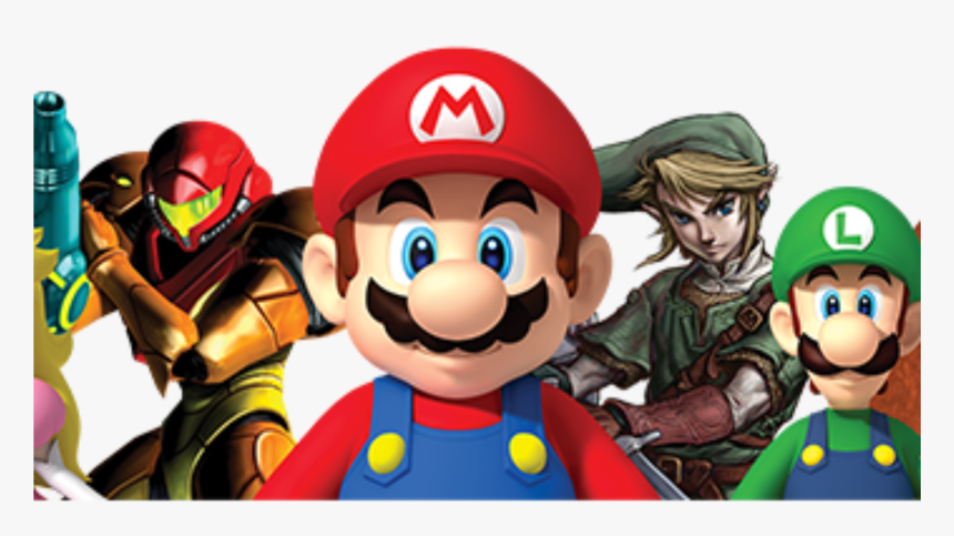 Cropped Nintendo Characters Amiibo , Png Download - Super Mario Bros ...