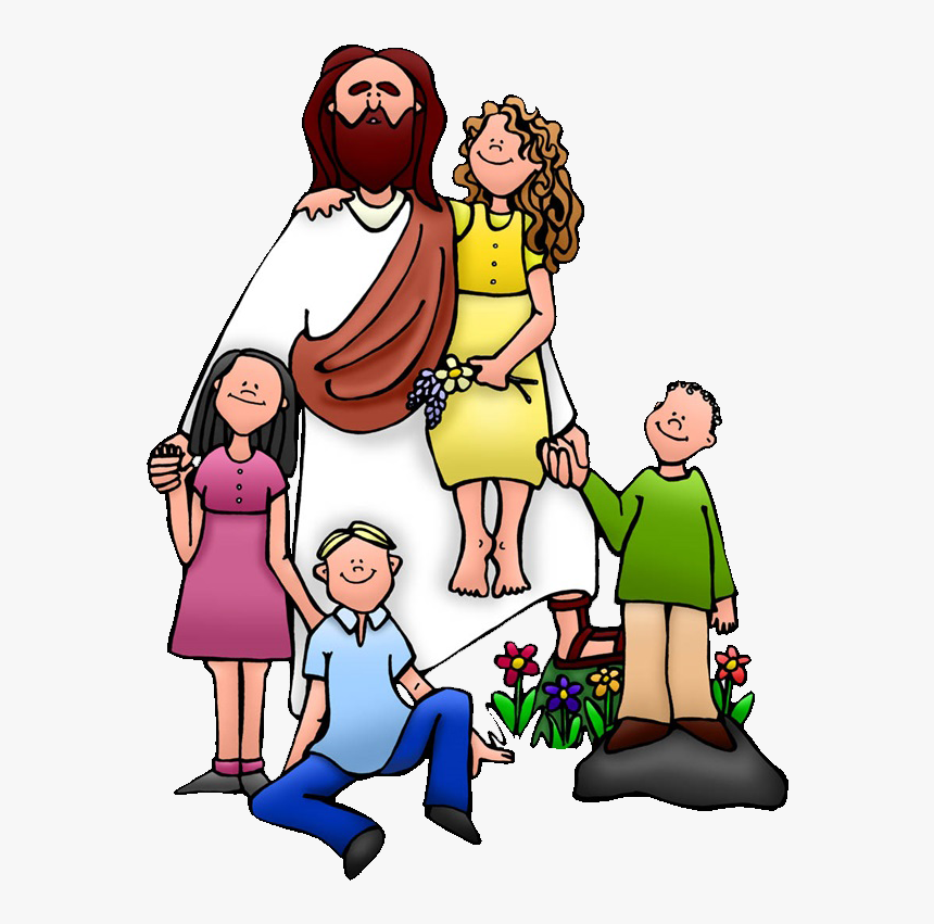Teaching Of Jesus About Little Children Clip Art - Children And Jesus ...