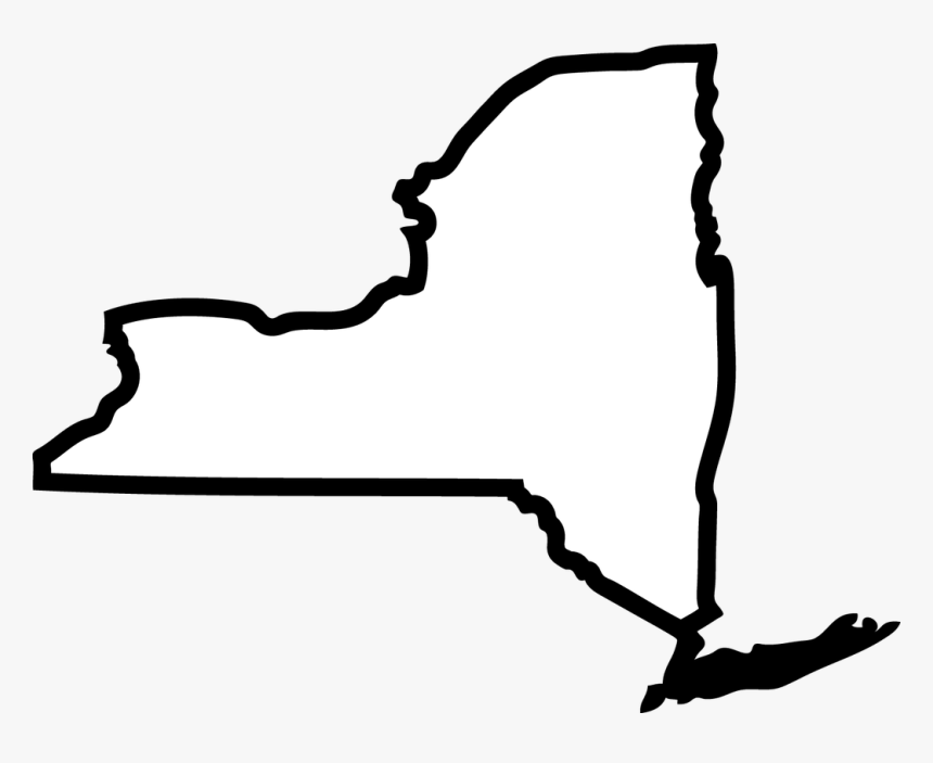 Map Of New York Colony Outline