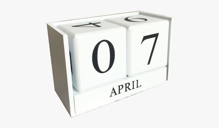 2018 Creative Flip Wooden Desk Calendar - Box, HD Png Download ...