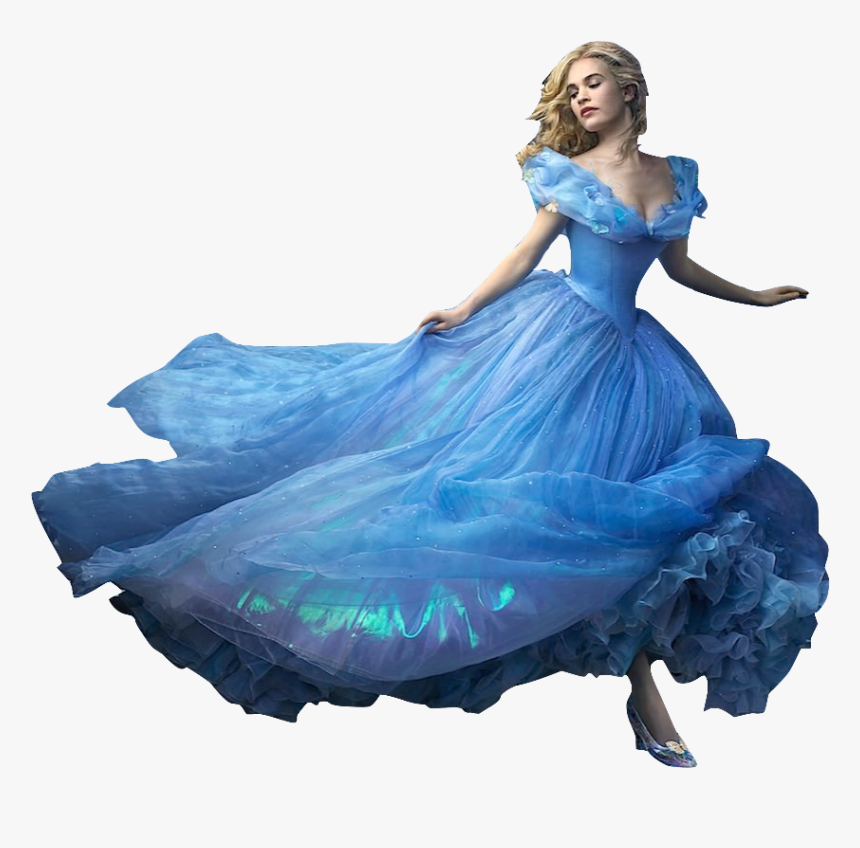 Lily James As Cinderella-full Body Png By Nickelbackloverxoxox ...