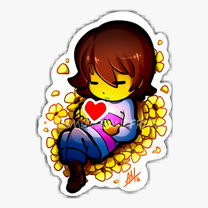 Frisk Undertale Sticker Toaster U Ni🅱 Png Undertale - Frisk Undertale ...