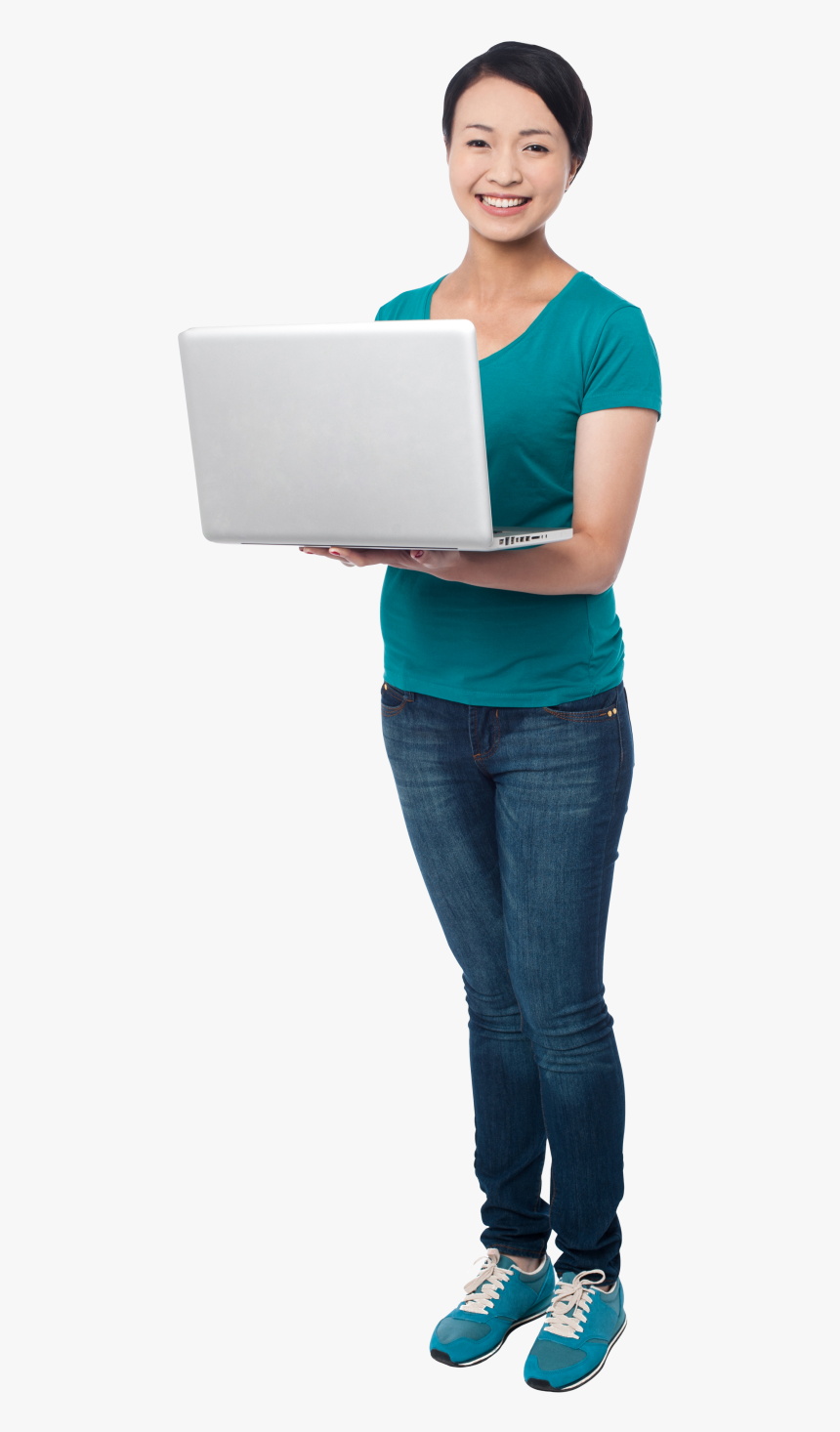 Girl With Laptop Png Image - Girl With Laptop Png, Transparent Png ...