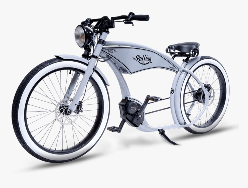 Ruff Cycles Ruffian Silvergrey Angle Front, HD Png Download , Transparent Png Image - PNGitem