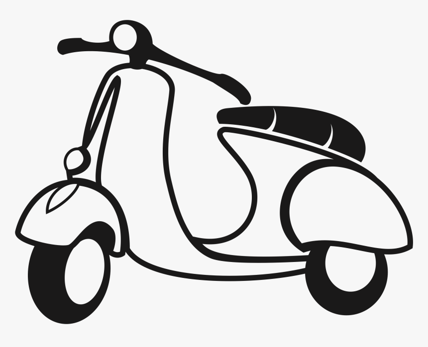 Thumb Image - Scooter Drawing, HD Png Download , Transparent Png Image ...