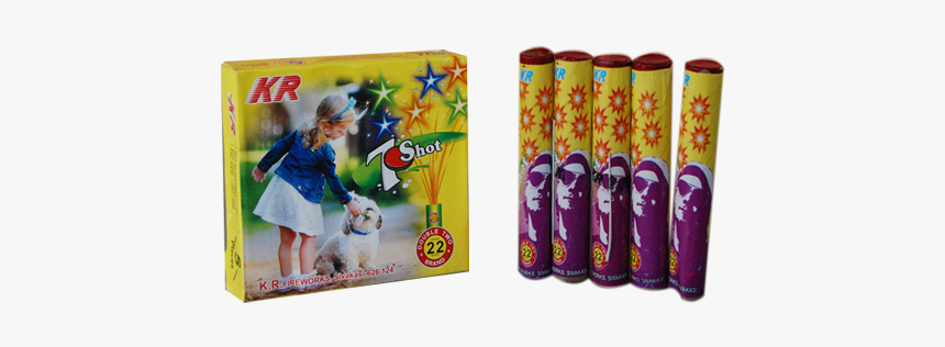 7 Shots Colour Crackers, HD Png Download , Transparent Png Image - PNGitem