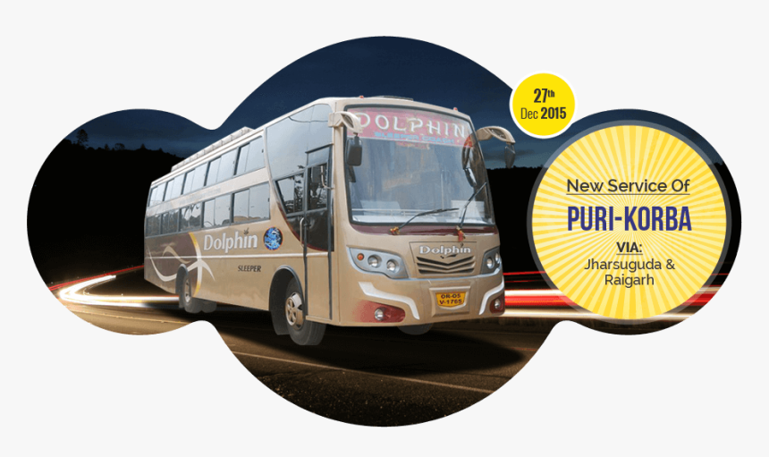 Online Bus Ticket Booking Dolphin Bus Service - Korba To Puri Dolphin ...