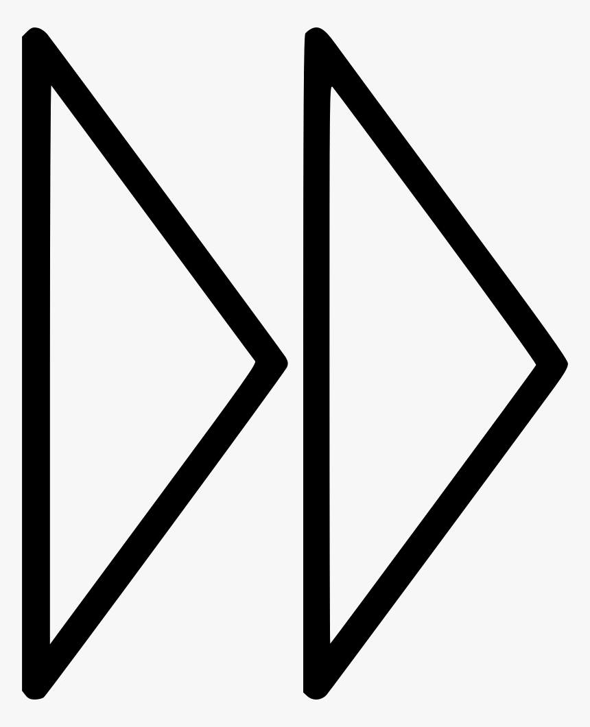 Fastforward Sign Symbol Right - Icon, HD Png Download , Transparent Png ...