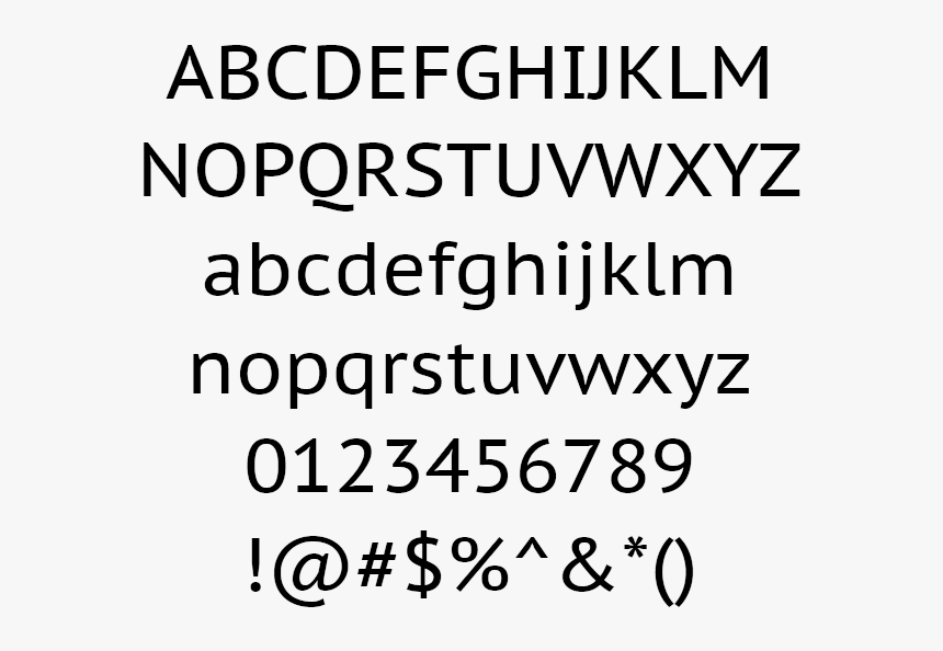 Pt Sans Example - Original Fonts, HD Png Download , Transparent Png ...