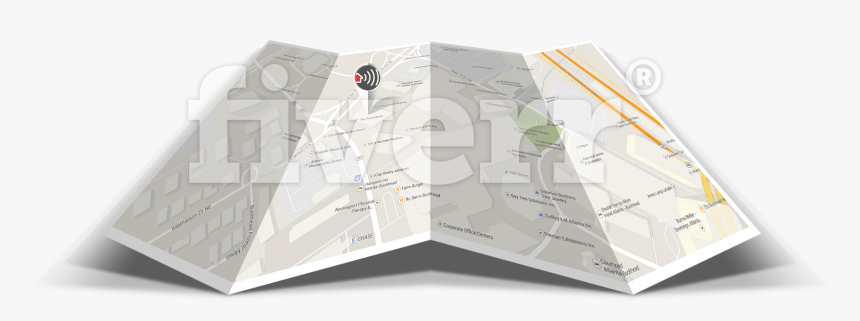 Png Folded Map - Plan, Transparent Png , Transparent Png Image - PNGitem