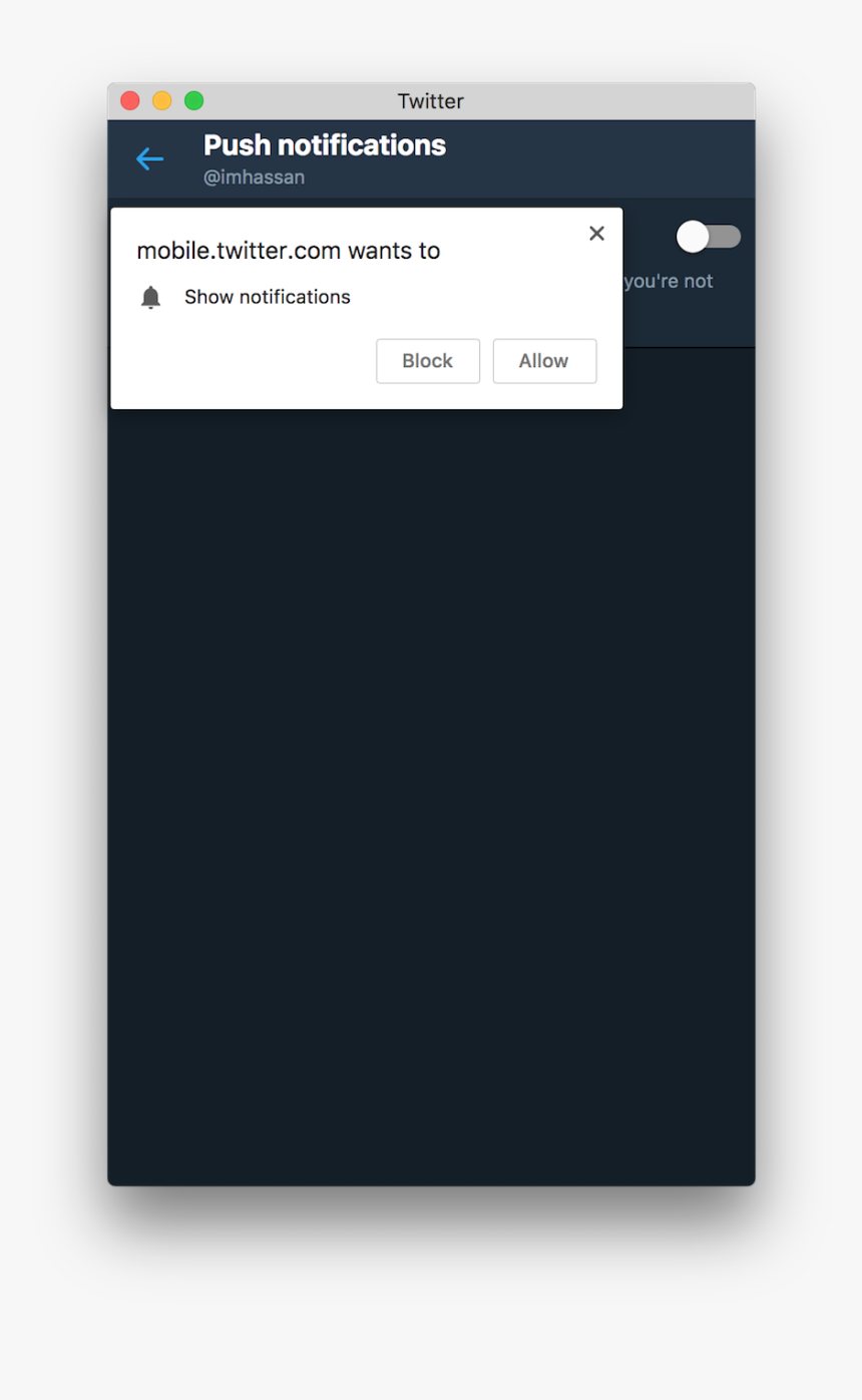 Twitter Pwa Notifications - Twitter Pwa Push Notifications, HD Png Download , Transparent Png ...