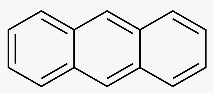 Anthracene Structure, HD Png Download , Transparent Png Image - PNGitem
