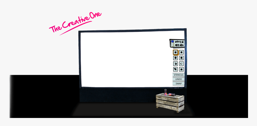 The Digital Graffiti Wall - Digital Graffiti Wall Screen, HD Png ...