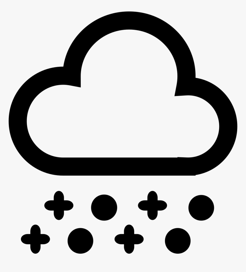 Snow Flurry Clip Art Cloud Weather - Clip Art, HD Png Download ...