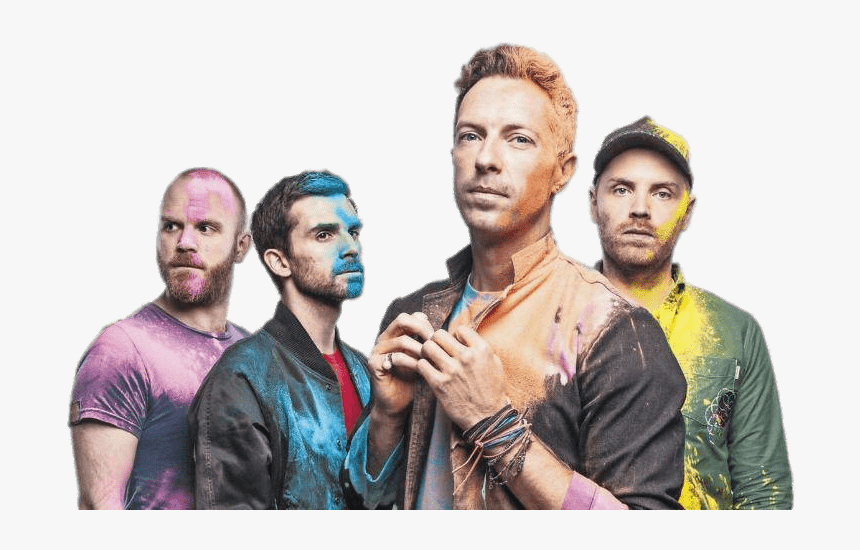 Chris Martin With Coldplay Spray Paint Shoot - Coldplay Members, HD Png ...