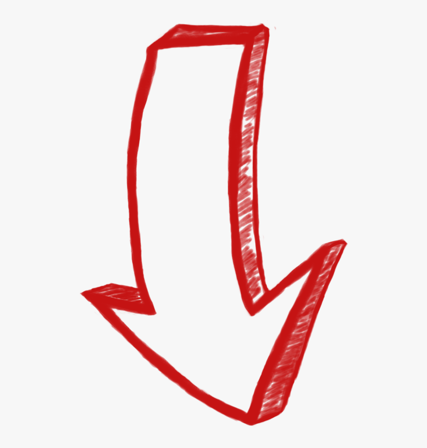 Chalk Arrow Png Red , Png Download - Transparent Background Chalk Arrow ...