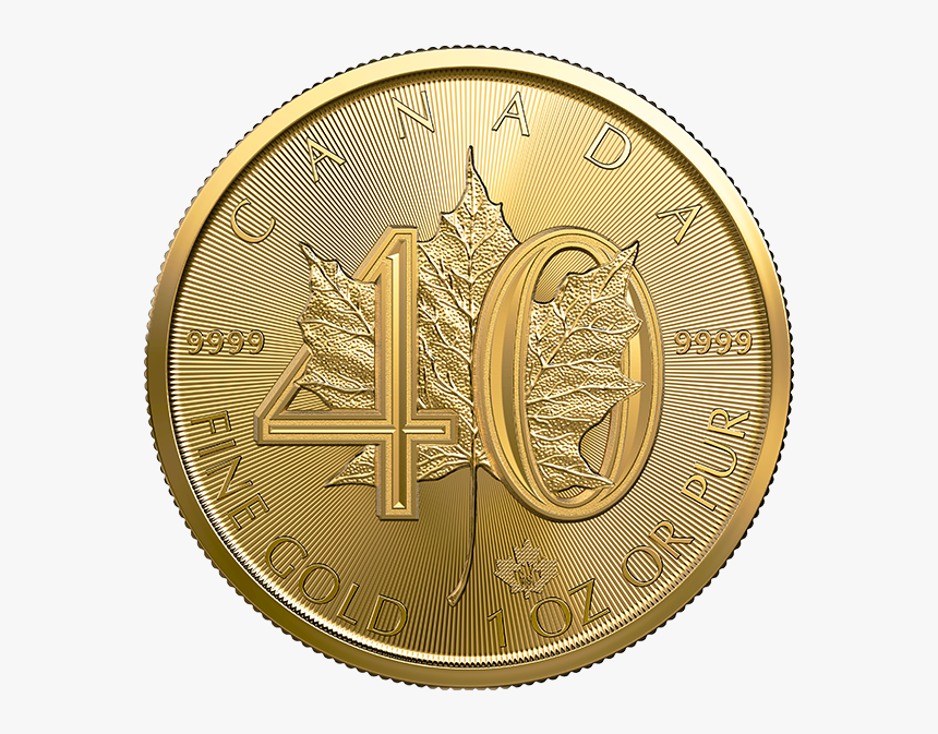Canadian Gold Maple Leaf Coin, HD Png Download , Transparent Png Image ...