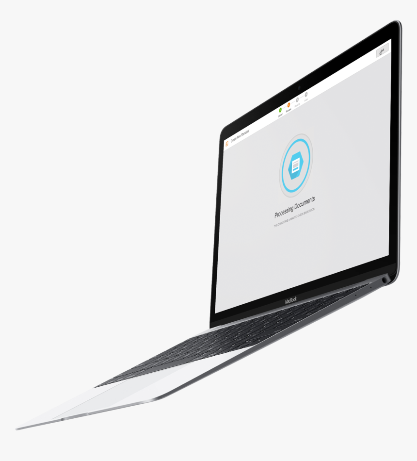 Document Management Laptop Right - Macbook, HD Png Download ...