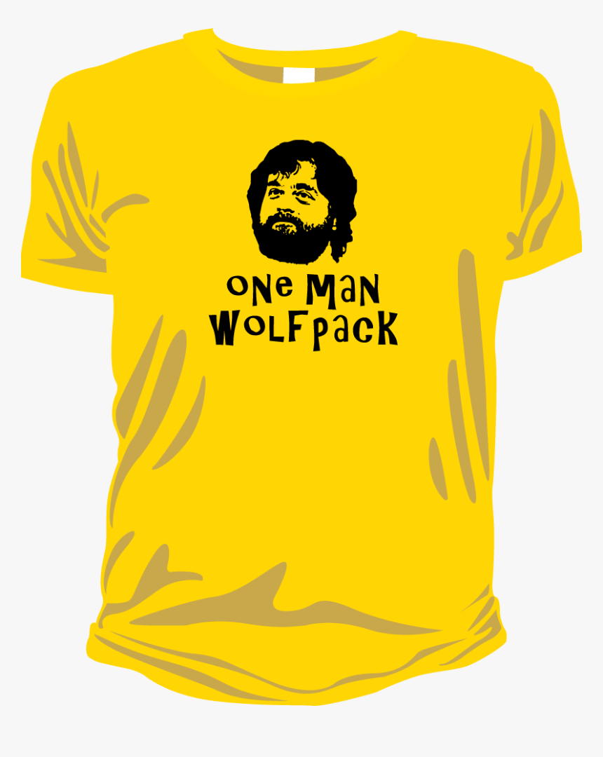 Image Of One Man Wolf Pack - Active Shirt, HD Png Download ...