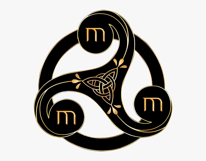 Merlin Triskele Symbol Clipart , Png Download - Merlin Triskelion ...