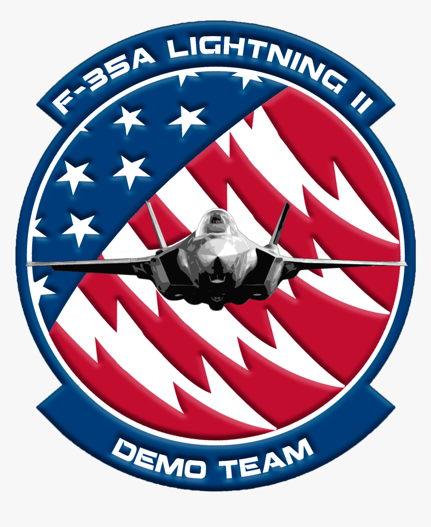 F 35 Demo Team Patch, HD Png Download , Transparent Png Image - PNGitem
