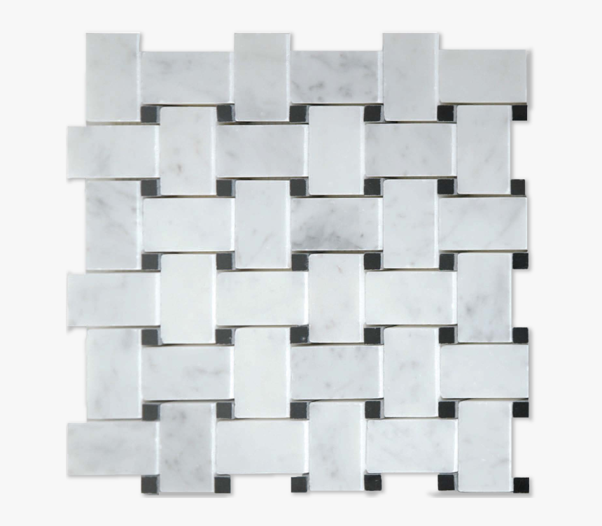 Basketweave Carrara Pol Tulip Black - Floor, HD Png Download ...