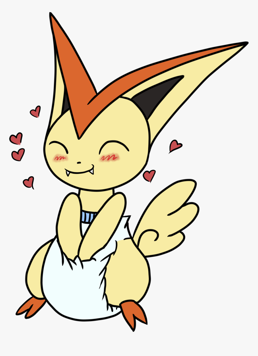 [ink, By Mewzy148] Victini Loves Diapers - Pokemon Victini In Diapers ...