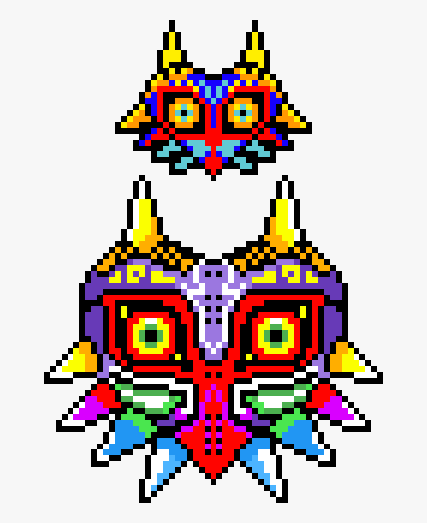 Pixel Art Zelda Majora's Mask, HD Png Download , Transparent Png Image ...