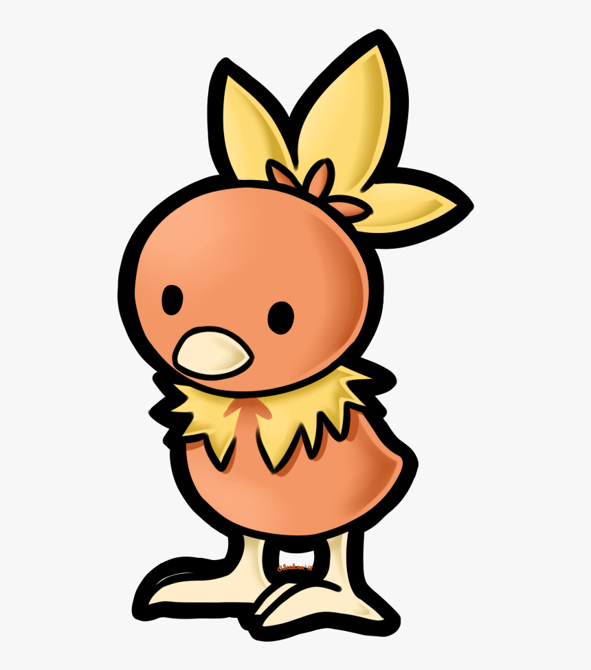 Paper Mario Torchic - Cartoon, HD Png Download , Transparent Png Image ...