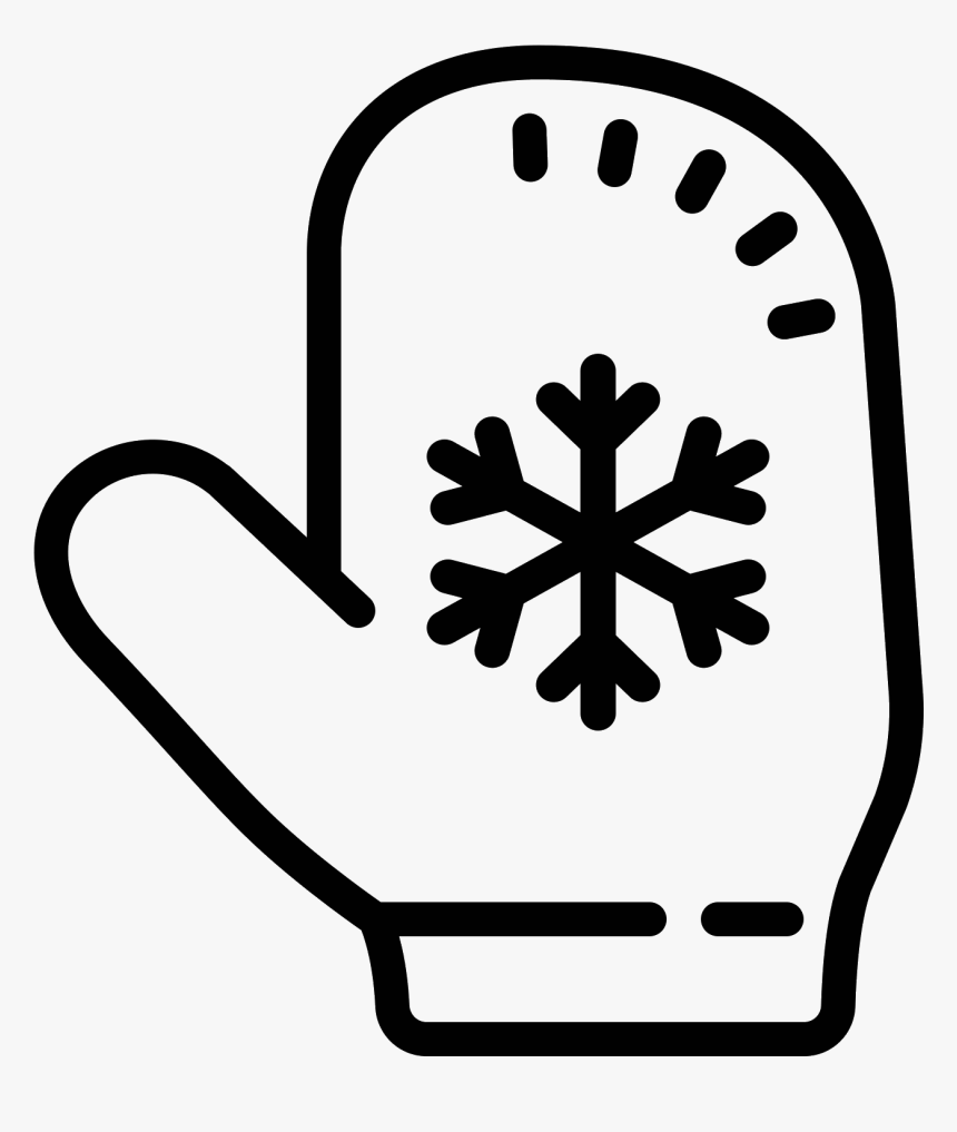 Mitten Outline Clipart
