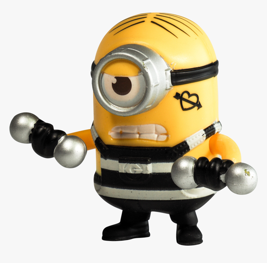 Minion With Dumbbells Transparent - Minions, HD Png Download ...